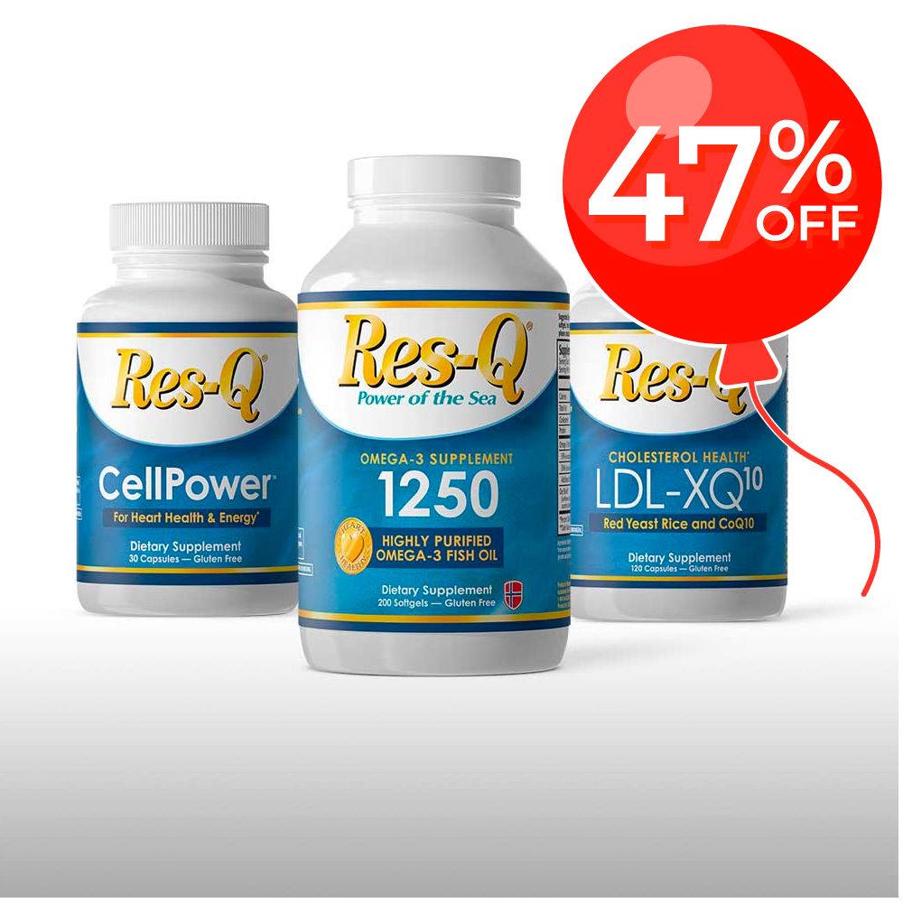 Res-Q: Omega-3 Fish Oil | Cholesterol | Health Supplements