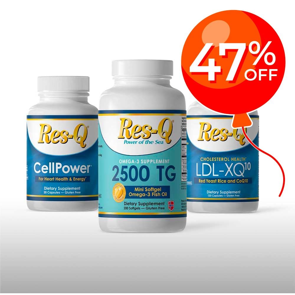 Res-Q: Omega-3 Fish Oil | Cholesterol | Health Supplements